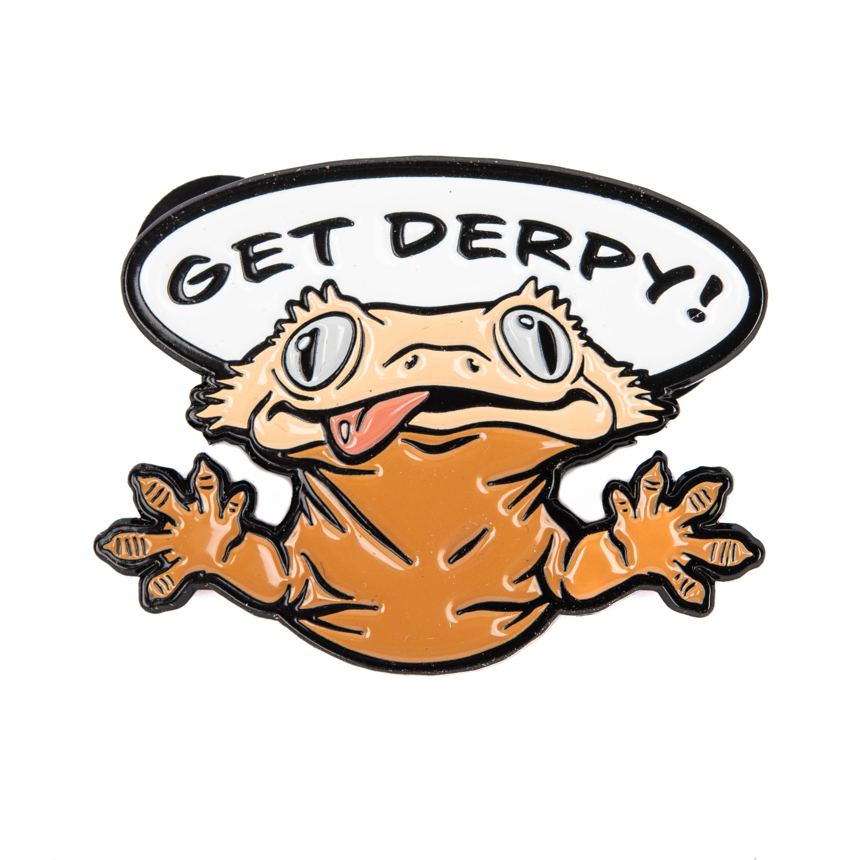 Pangea Reptile "Get Derpy" Pin – Northern Gecko Inc