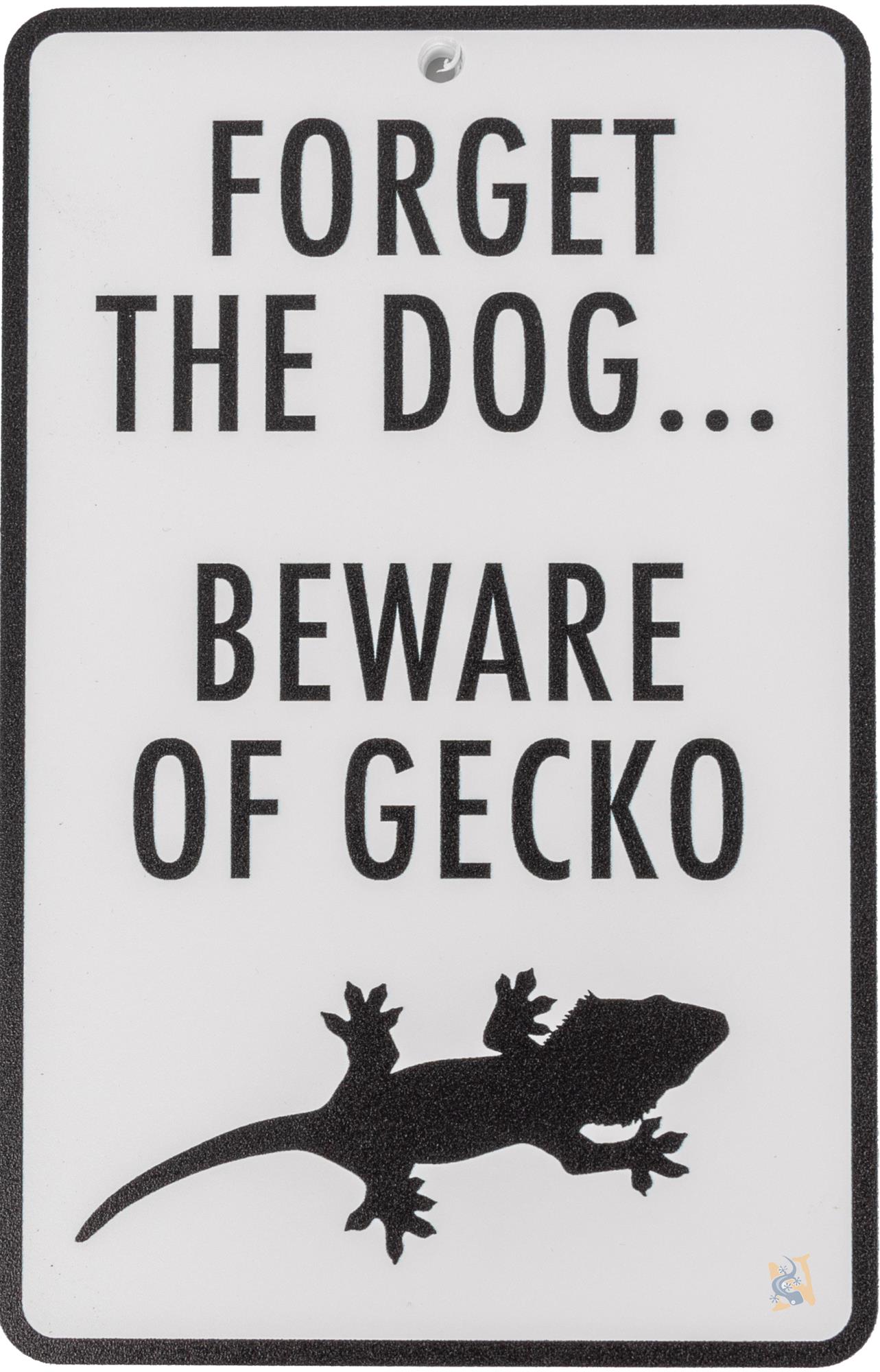 C3 Beware Of Gecko Novelty Sign – Northern Gecko Inc