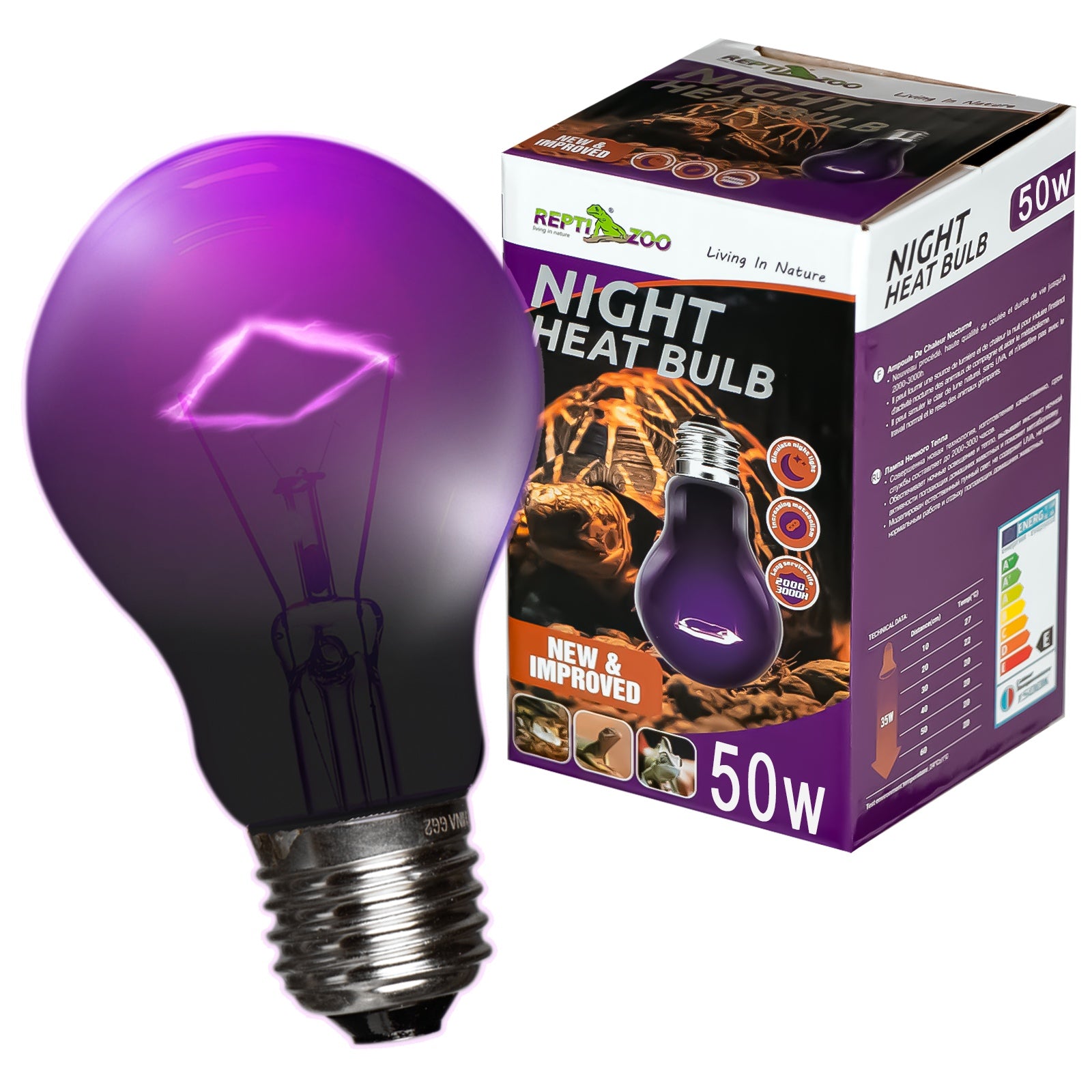 ReptiZoo Night Heat Bulb – Northern Gecko Inc