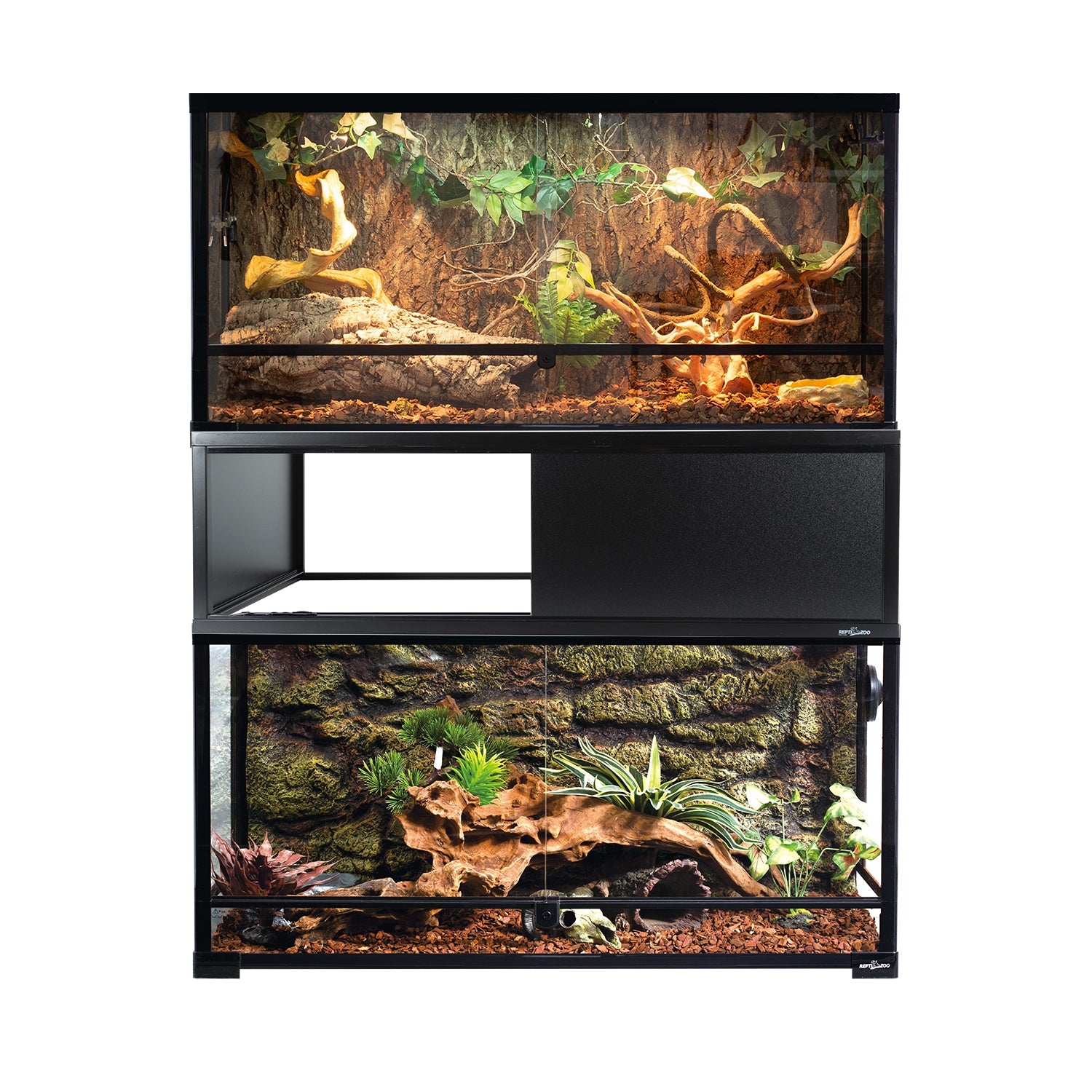 ReptiZoo Deluxe Terrarium Stacker with Front Sliding Door – Northern ...